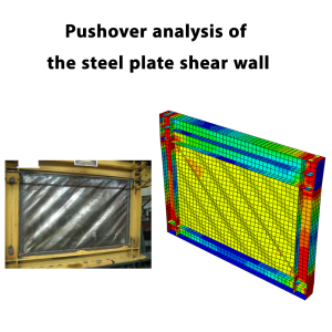 Pushover analysis of the steel plate shear wall in the Abaqus software – Abaqus Tutorials