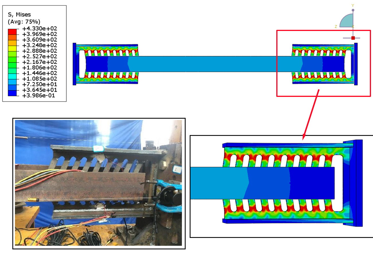 Hysteretic performance of brace type damper consists of two slit ...